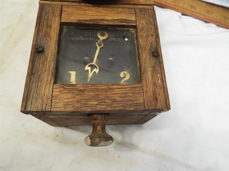 Wall Ringer Door Bell Apartment Fire Alarm Signal Trolley Wood Electric ...