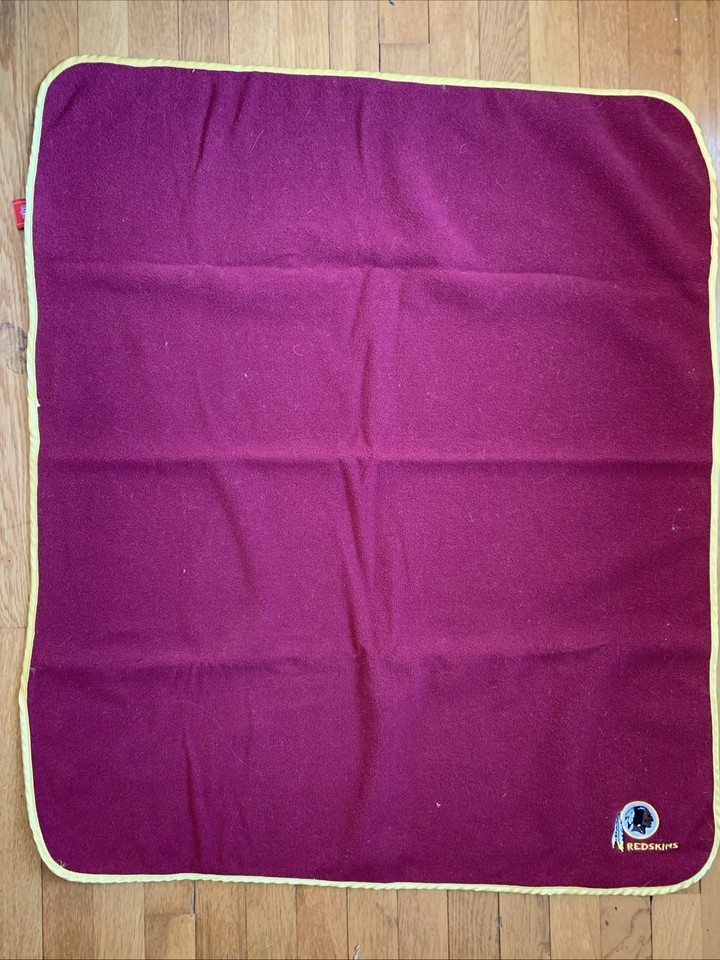 Vintage NFL Licensed Redskins Baby Blanket Embroidered Logo | eBay