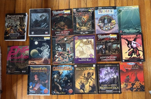 LOT OF ROLE AIDS DUNGEONS & DRAGONS BOOKS ROLEPLAYING GAMES ADVENTURES ...