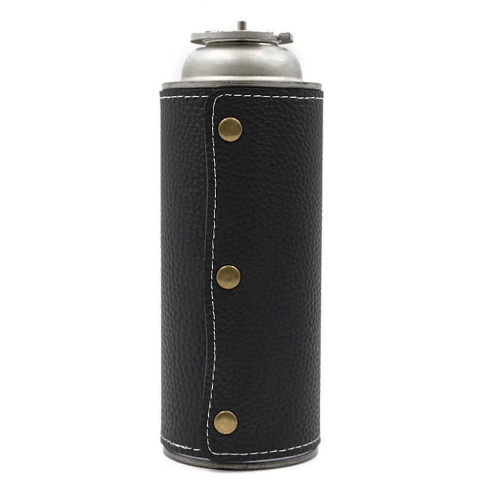 Leather Fuel Canister Sleeve Gas Cylinder Bottle Cover Propane Tank ...