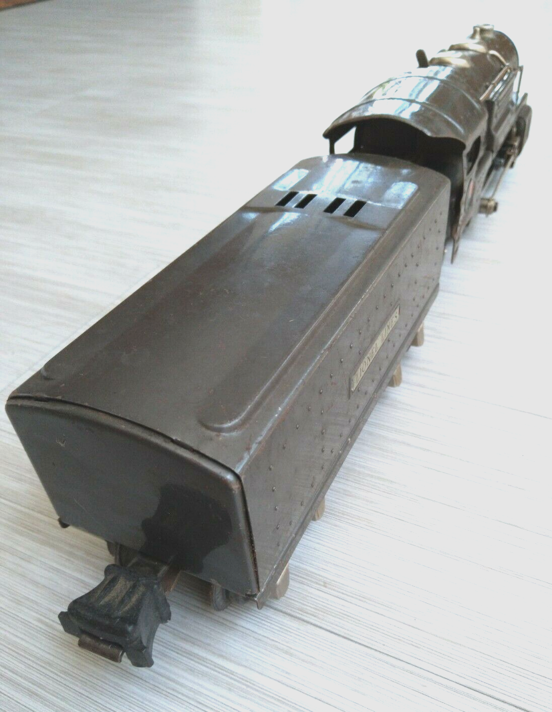 vintage Lionel 259E Gunmetal Grey Steam Engine Locomotive with 2689T ...