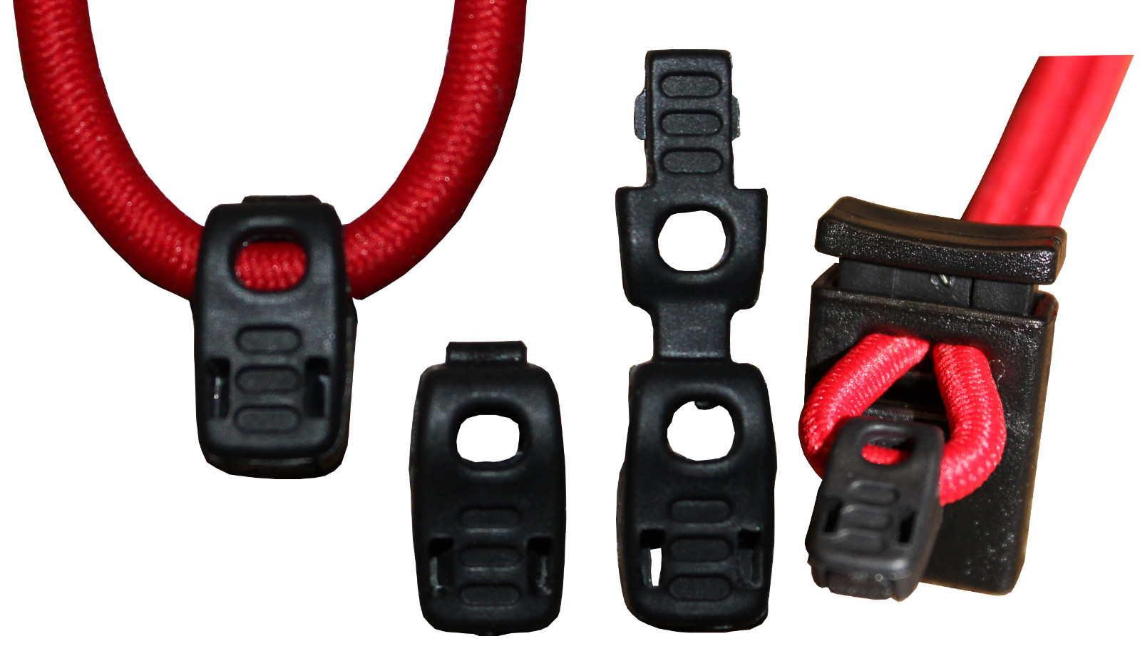 CORD LOCKS SPRING TOGGLES for 2-6mm elastic shock/bungee cord, single ...
