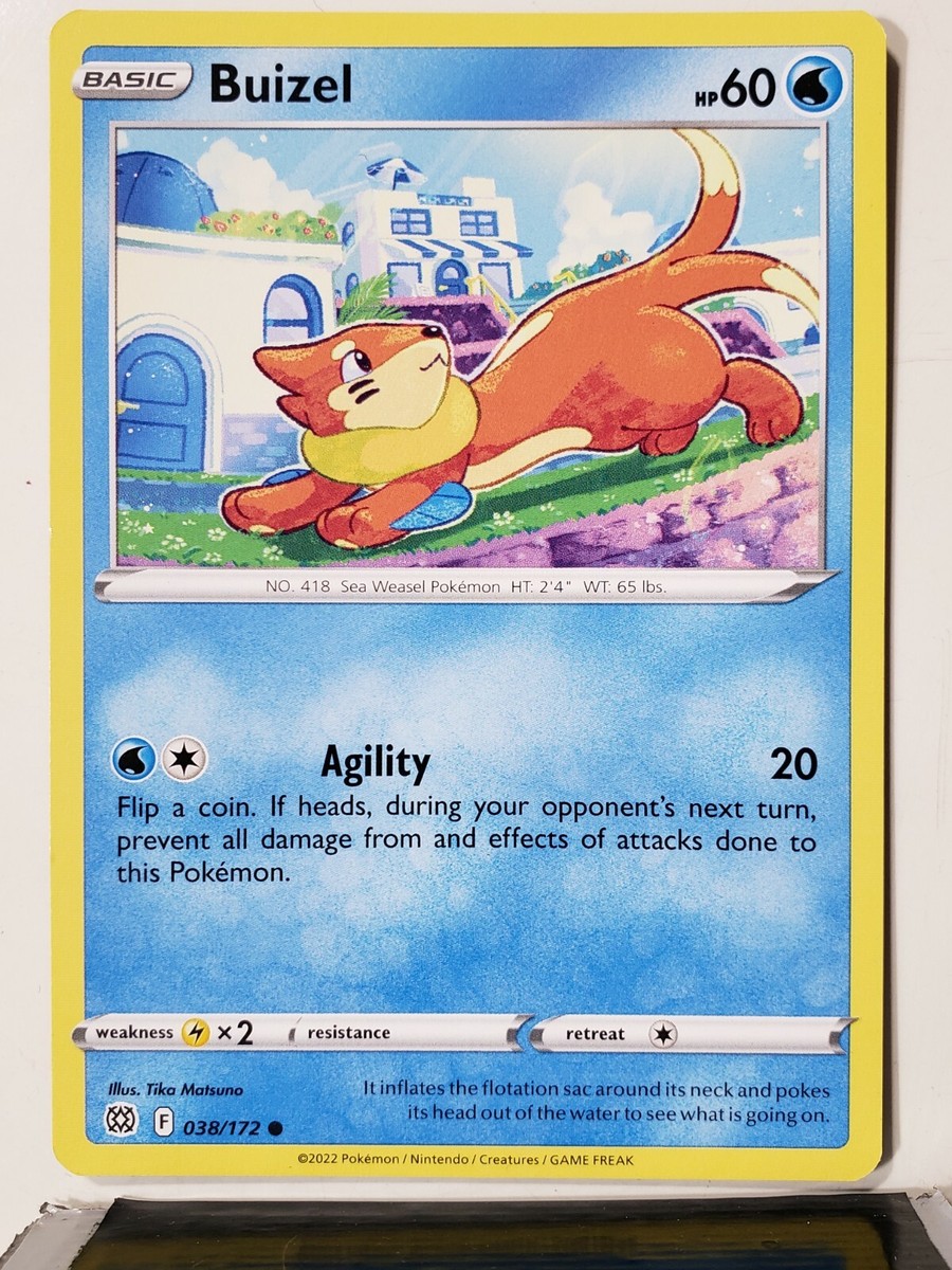 Shiny Buizel Card
