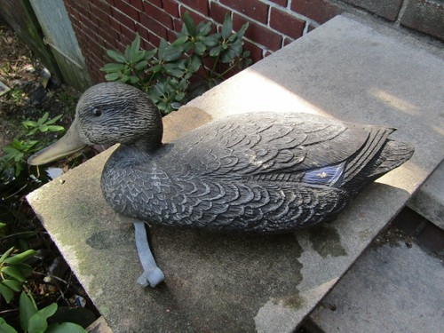 Vintage Neumann & Bennetts Plasti Duk- Inflatable Black Duck Decoy ~ 20 ...