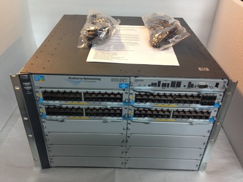 J9448A HP 5412-92G-PoE+ /4SFP zl Switch with rackear and power cord ...