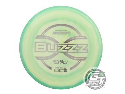 NEW Discraft ESP FLX Buzzz 173-174g Green-Yellow Silver Foil Midrange ...