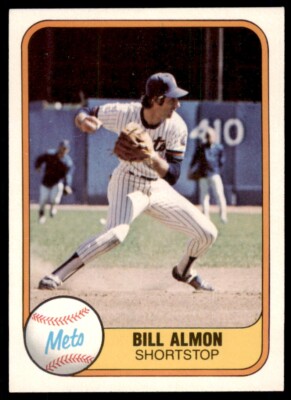 1981 FLEER BILL ALMON . NEW YORK METS #332 | eBay