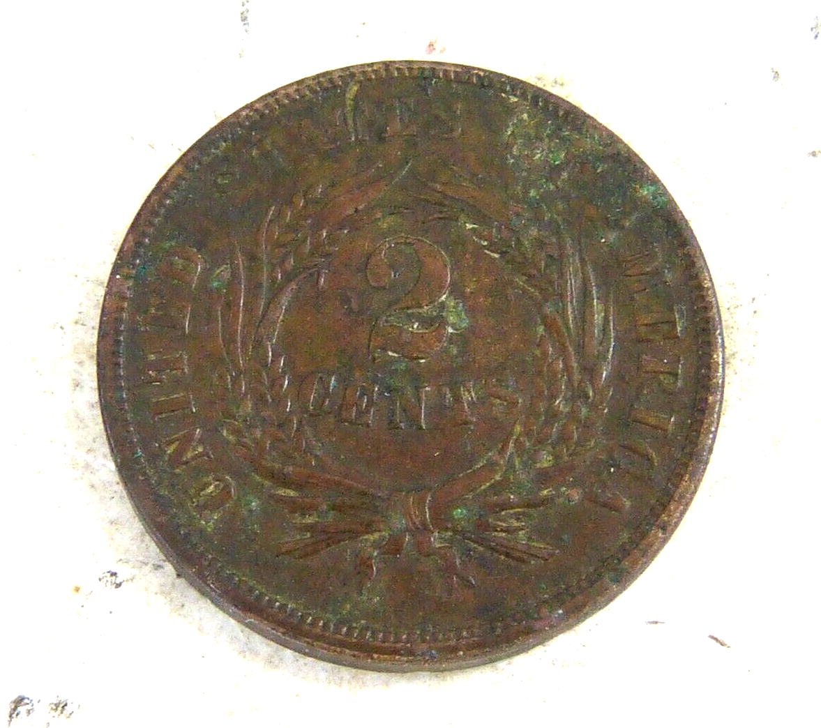 U.S. 1864 Two Cent Piece Raw Coin Civil War Era Estate Find ! | eBay