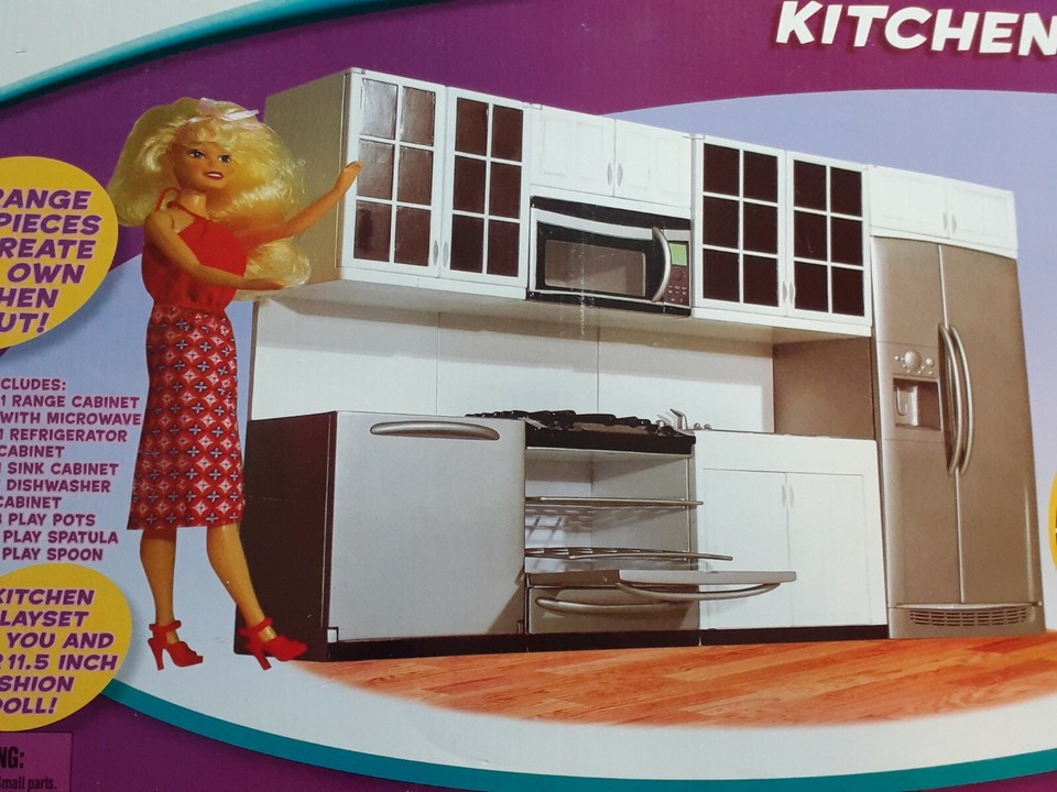 VINTAGE MY FIRST KENMORE KITCHEN Playset BARBIE Integrity Royalty *HTF ...