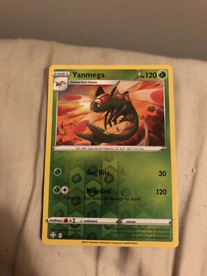 Pokemon Card Shining Fates 002/072 Yanmega Reverse Holo Rare | eBay ...
