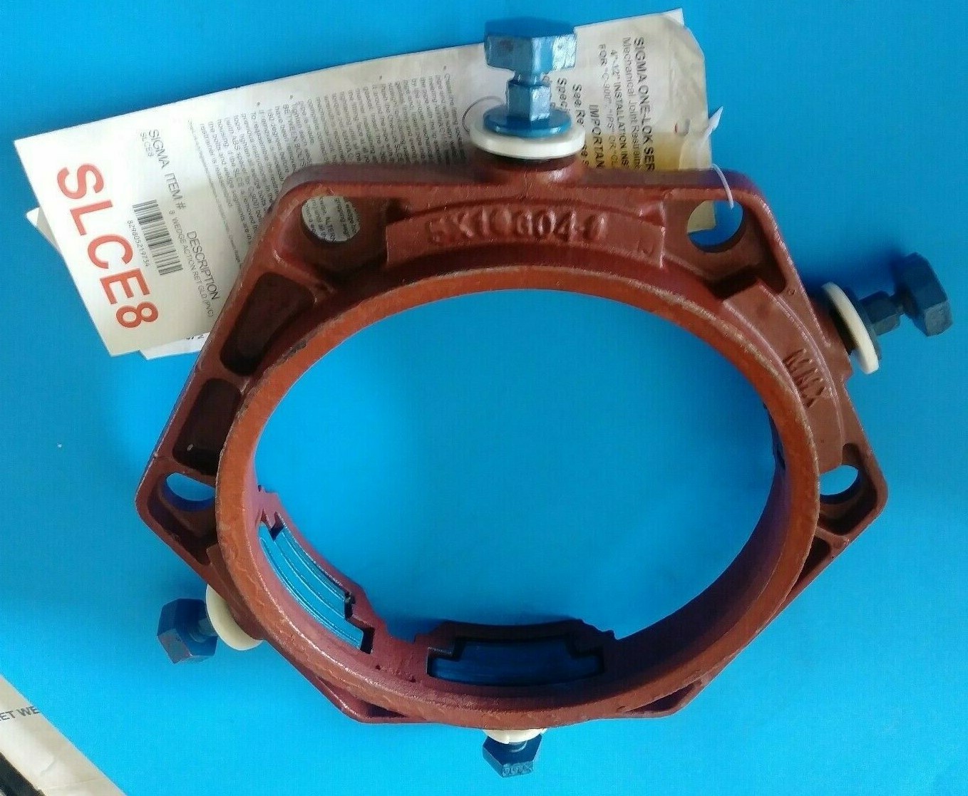 Sigma One-Lok series 8" SLCE Mech Joint Restraint for pvc pipe #SLCE8 ...