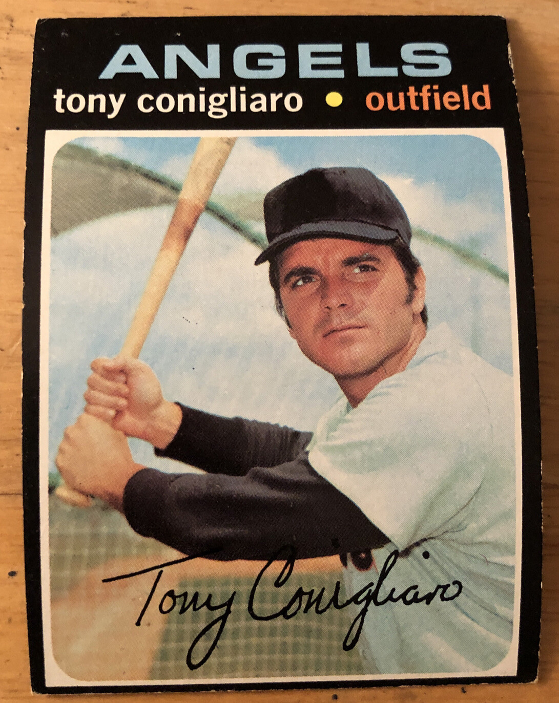 1971 Topps Tony Conigliaro Baseball Card #105 Angels Outfield Low-Grade ...