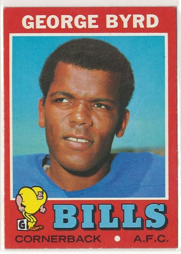 1971 Topps Football #58 George Butch Byrd Buffalo Bills | eBay