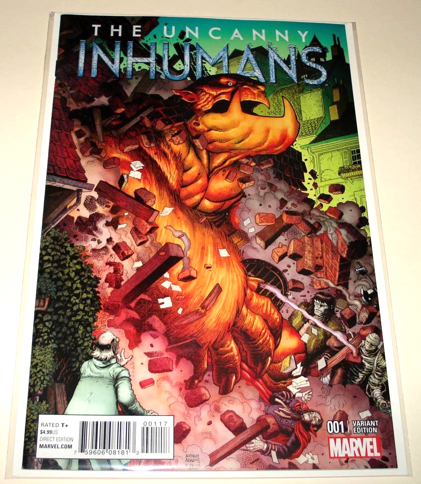 The Uncanny INHUMANS # 1 Marvel Comic (Dec 2015) NM KIRBY MONSTER ...