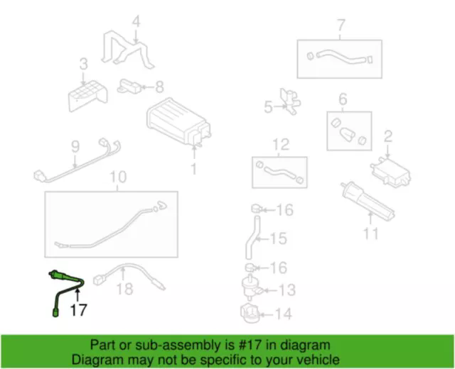 GENUINE 3921023800 Oxygen Sensor Front Upper for 07-12 Elantra Tiburon ...