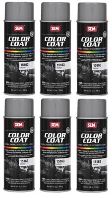 SEM 15163 Color Coat Flat Presidio Spray Paint Aerosol Can 12 oz. (6 ...