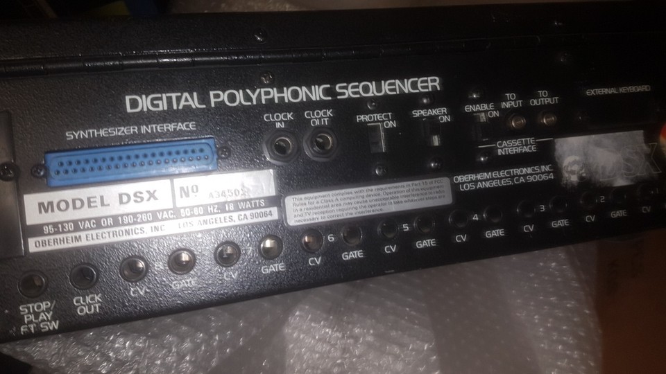 OBERHEIM DSX POLYPHONIC SEQUENCER | eBay