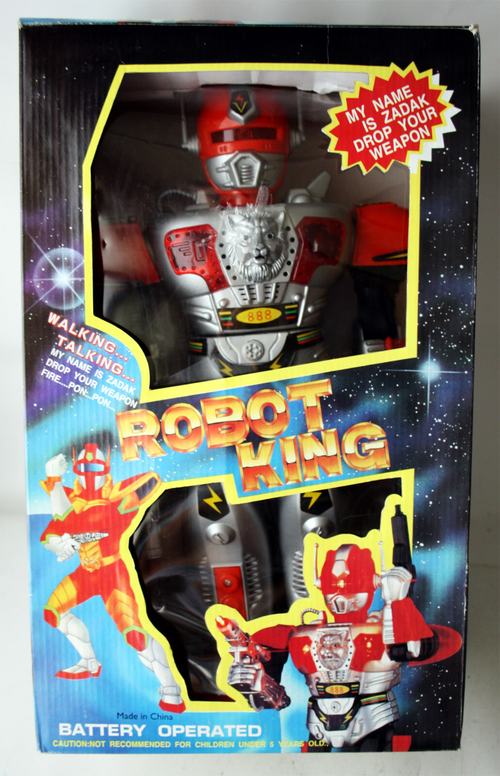 RARE VINTAGE 90'S ZADAK 16"/40cm ROBOT LEADER NEW NOS SEMI WORKS | eBay