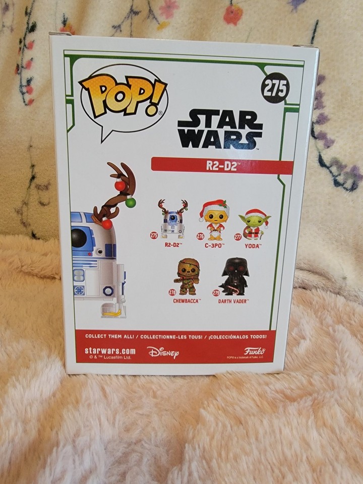 star wars r2d2 funko pop 275 christmas xmas r2d2 in lights boxed very ...