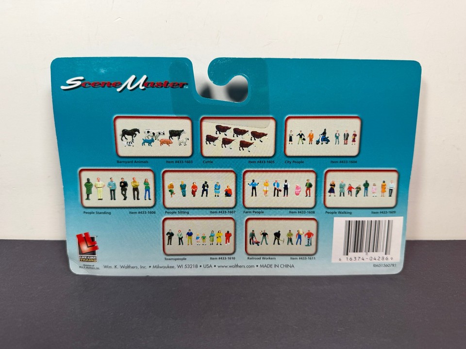 Life Like Trains Scene Master PEOPLE SITTING Figure Set 433-1607 HO ...