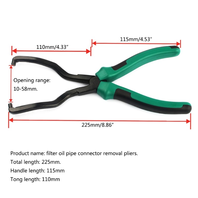 Car Filter Oil Pipe Pliers Quick Connector Caliper Fuel Pipe Snap ...