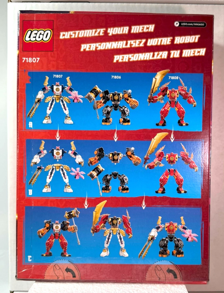 New Lego Ninjago Sora's Elemental Tech Mech 71807 673419389013| eBay