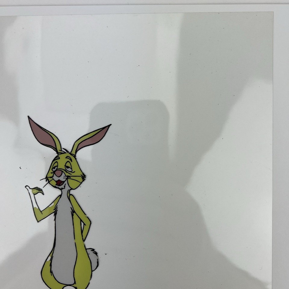 Disney Winnie the pooh - Christopher Robin + Rabbit Animation cel | eBay