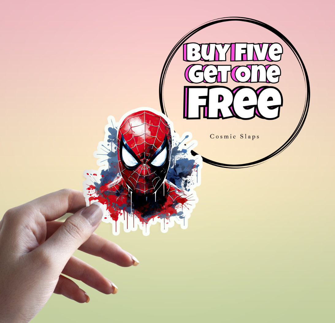 Superhero Splatter Art