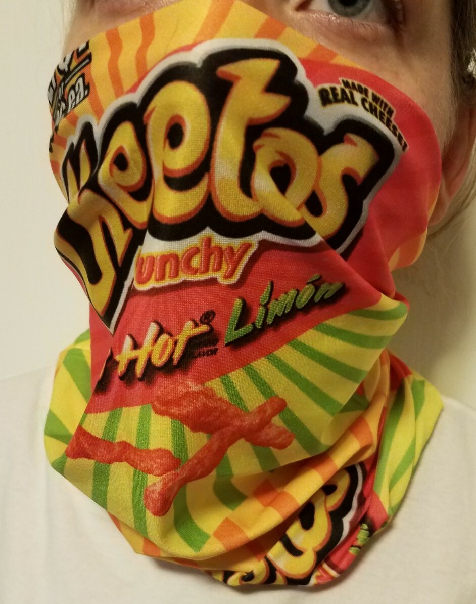 NEW Unisex Cheetos Cloth Dust Face Shield Scarf One Size | eBay