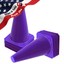 9" Tall PURPLE CONES Sports Training Safety Cone Qty 12 | eBay