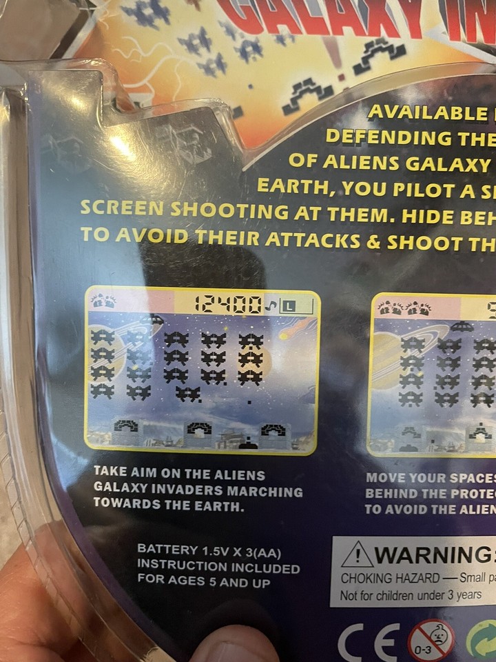 Micro gear Ultimate Galaxy Invaders Handheld Electronic Game New In ...