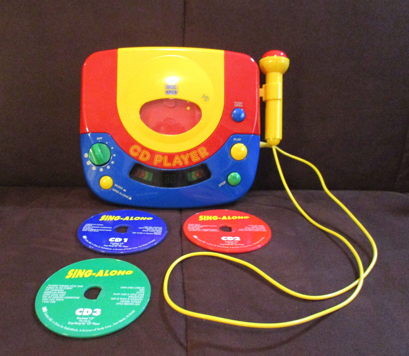 Vintage Radio Shack Sing Along Toy CD Player Karaoke Microphone | eBay