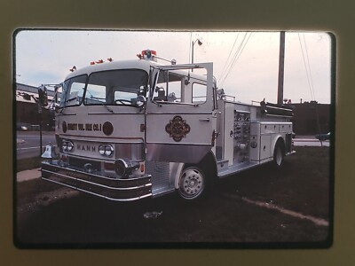 Vtg 1971 35mm Slide - Hahn Gray Fire Truck Engine - Everett ...