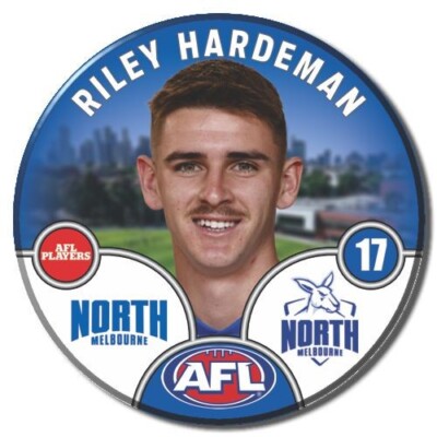 2025 AFL North Melbourne Football Club - HARDEMAN, Riley | eBay Australia