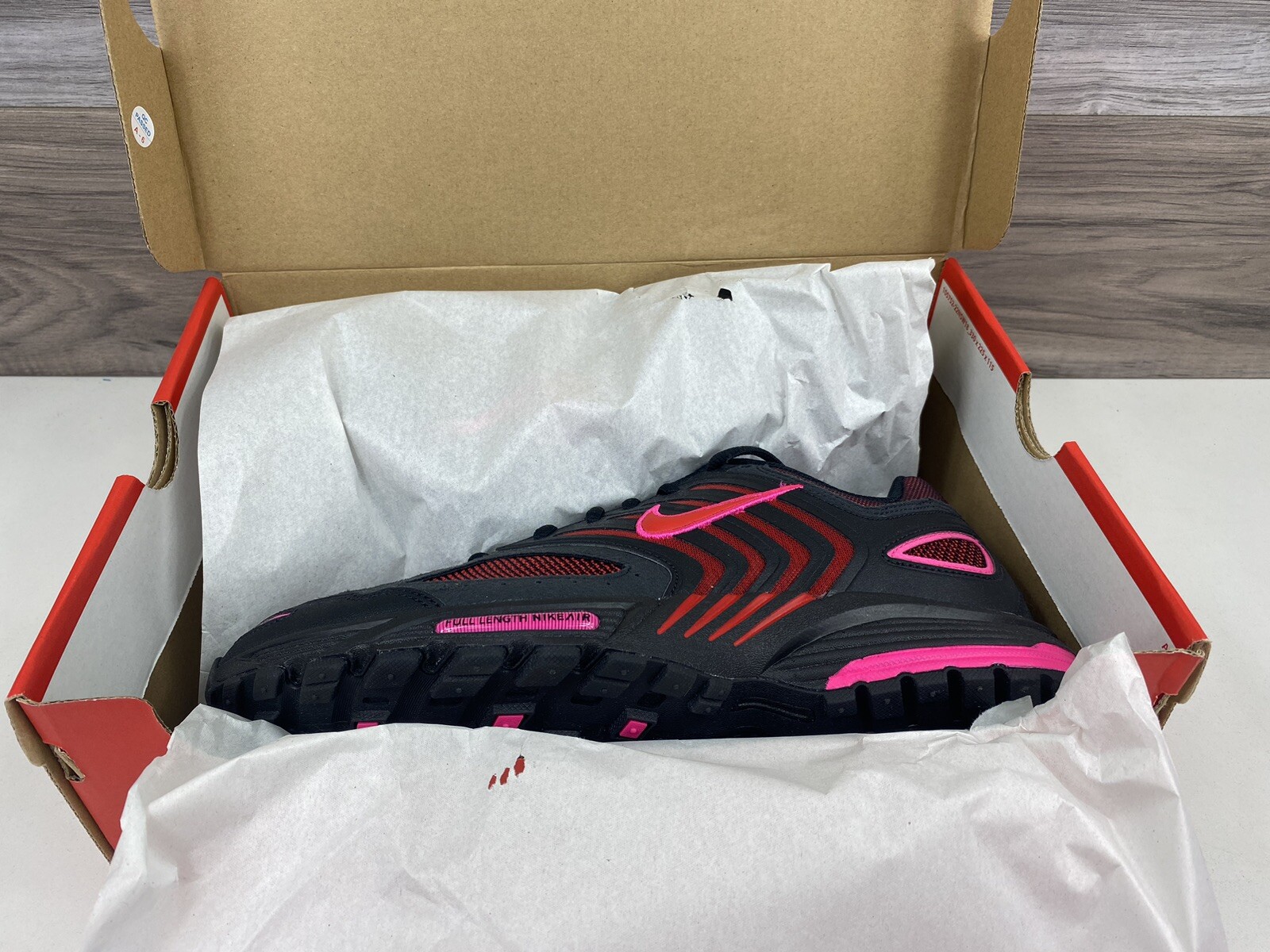 **Nike Air Pegasus 2K5 2005 Black Fire Red Fierce Pink FJ1912 001 Men's ...