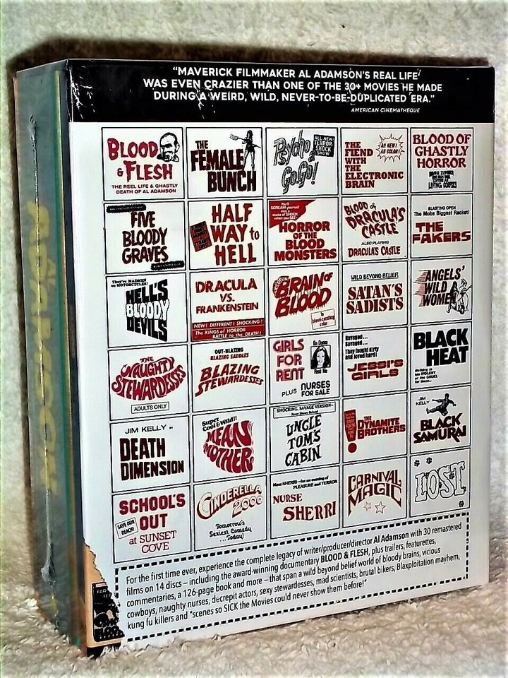 Al Adamson The Masterpiece Collection (Blu-ray, 2019, 14-Disc Set) NEW ...