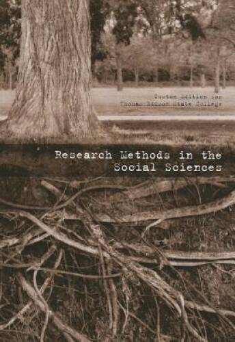 Research Methods in Social Sciences: Custom Edition for Thomas Edis ...