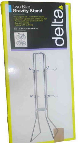 Delta Two Bike Gravity Stand 2 Bikes Easy Assembly | eBay