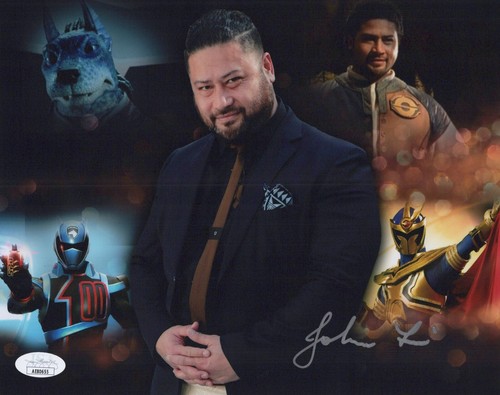 JOHN TUI Signed POWER RANGERS 8x10 Photo MYSTIC FORCE Autograph JSA COA ...
