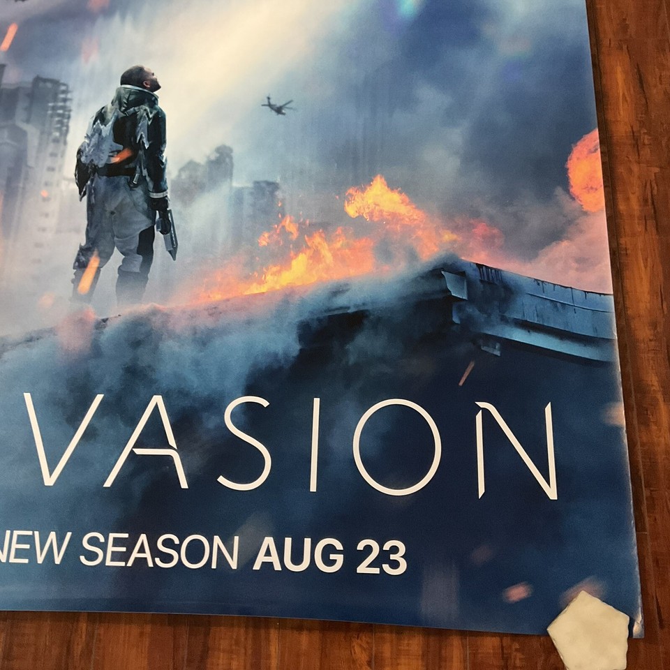 INVASION Apple TV+ Original Series Bus Stop Original Movie Poster ...