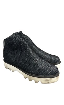 Black LD Tuttle Zipper Detail Platform Vibram Vi-Lite size 41 Shoes | eBay