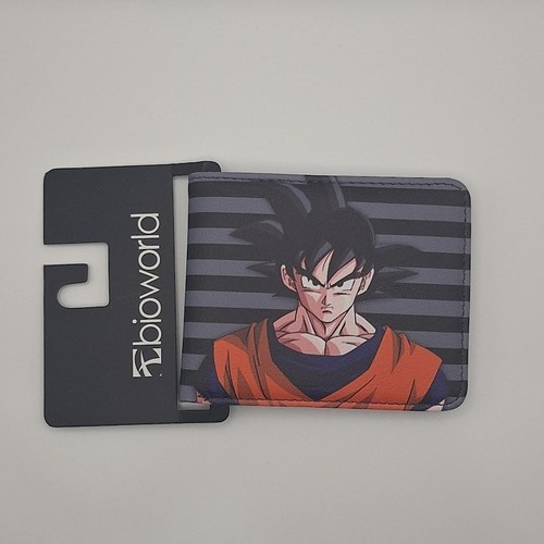 Dragon Ball Z Bifold Wallet Black Gray Goku Anime Collectible ...