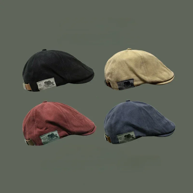 Cotton Peaky Blinders Caps for Men Hats Berets British Western Style ...