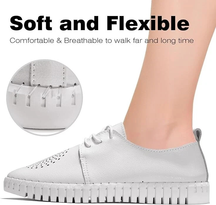 Leather Hand Stitched Trainers Casual Moccasins Loafers Shoes Flats UK ...