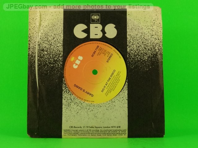 GARY'S GANG KEEP ON DANCIN' (company sleeve) (2) (137) 7" CBS | eBay UK