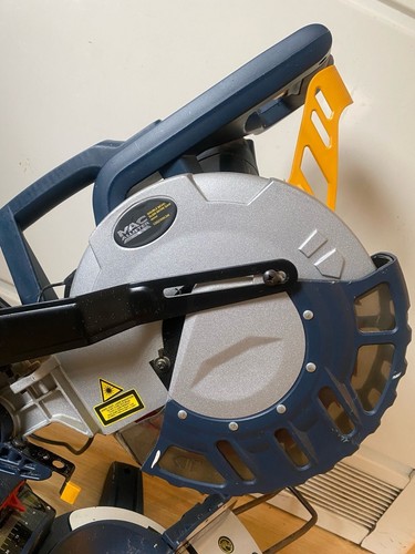MacAllister 250mm Double Bevel Slide Compound Mitre Saw | eBay