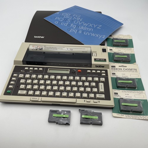 Vintage Brother EP-20 Digital Display Portable Typewriter With Lid ...