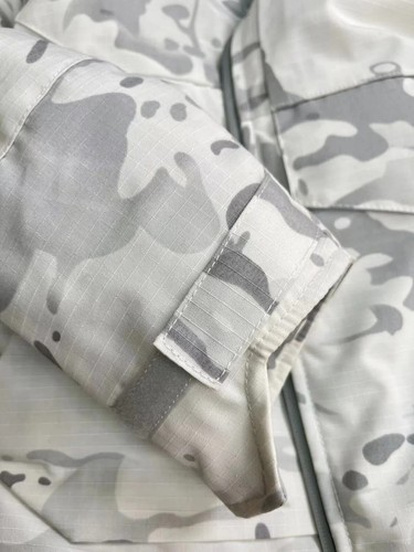 Outdoor Skiwear Clothing Winter Cotton Snow White Camouflage Jacket ...