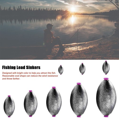 10/20pcs with plastic plug Fishing Weight Sinker Carp Fishing | eBay