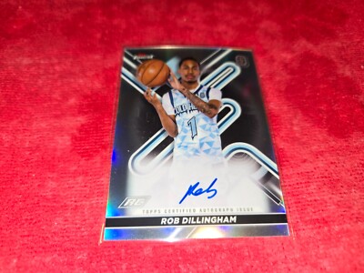 2023 TOPPS FINEST OTE CARD ROB DILLINGHAM AUTO BASE CARD TIMBERWOLVES ...